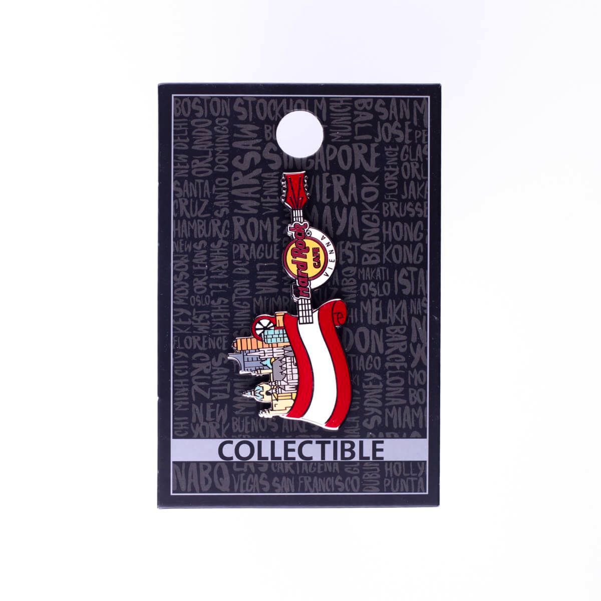 Hard Rock Cafe® Viena Austria Guitar Flag Souvenir Adorno Pin – RASEC ...