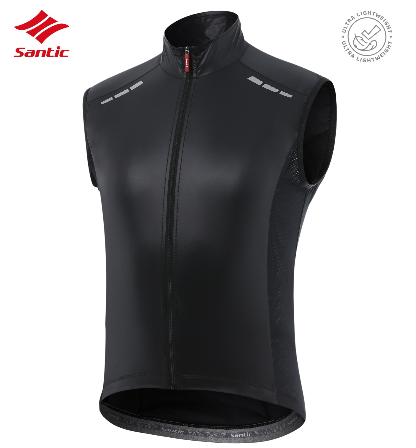 Santic® Chaleco Cortavientos Ultraligero Ciclismo | S-M – RASEC ...